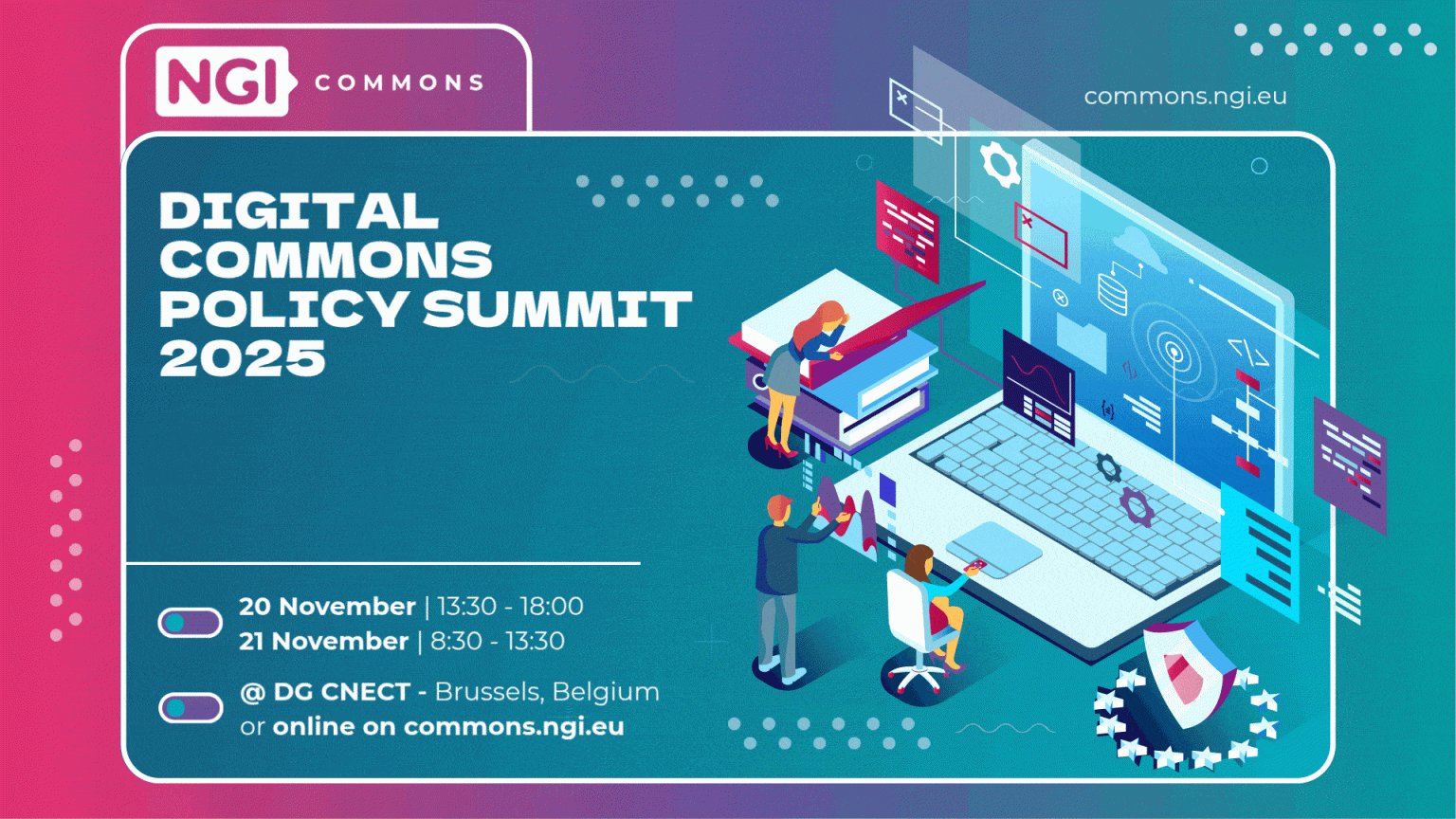 NGI Commons to host Digital Commons Policy Summit 2025 in Brussels ...